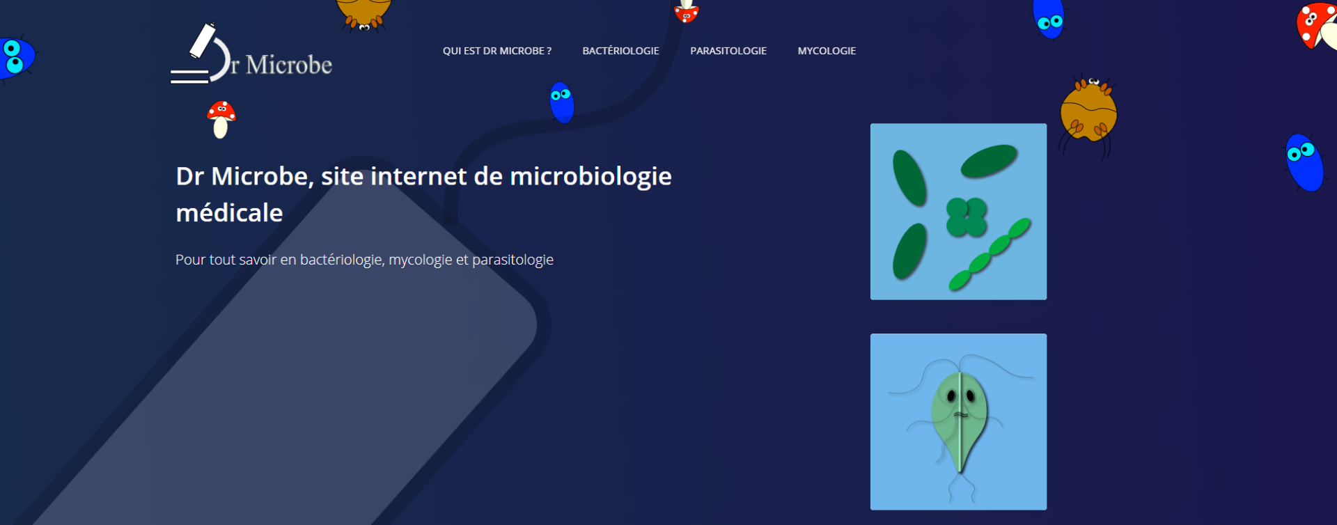 Site de Microbiologie : découvrez Dr Microbe ! - DIAG-INNOV